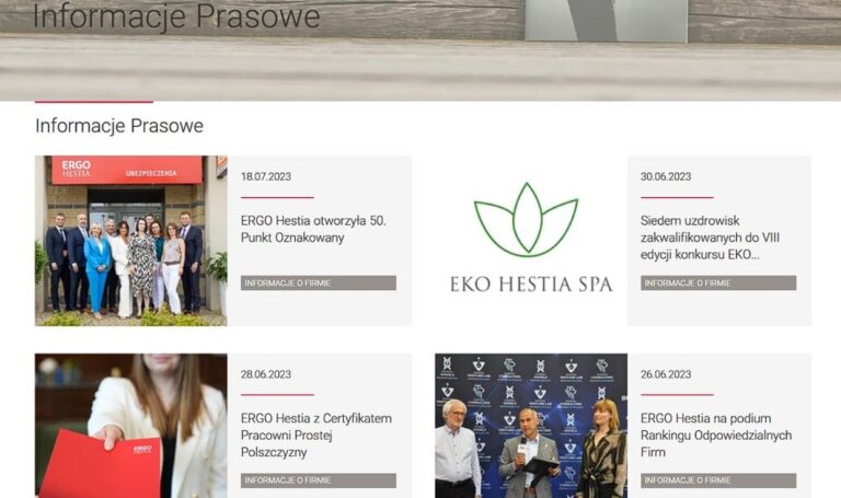 Wszystkie Ergo Hestia kontakt informacje i godziny otwarcia